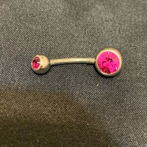 Jewelry | Pink Belly Button Ring | Poshmark